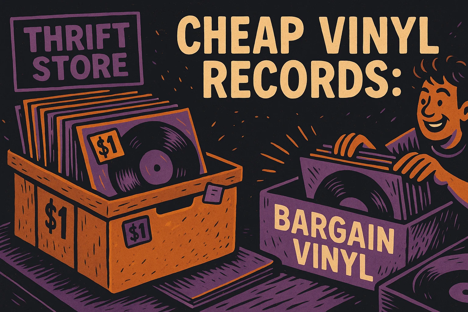 Cheap Vinyl Records: 5 Tried and True Sources - Recordbuilds